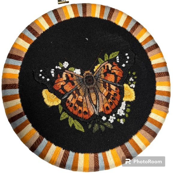 Art | Monarch Butterfly Embroidery | Poshmark
